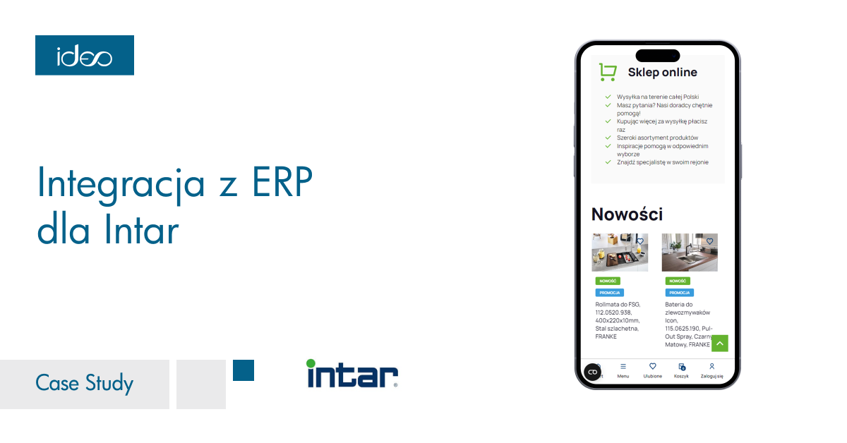 Integracja z ERP dla Intar / Case study l Ideo